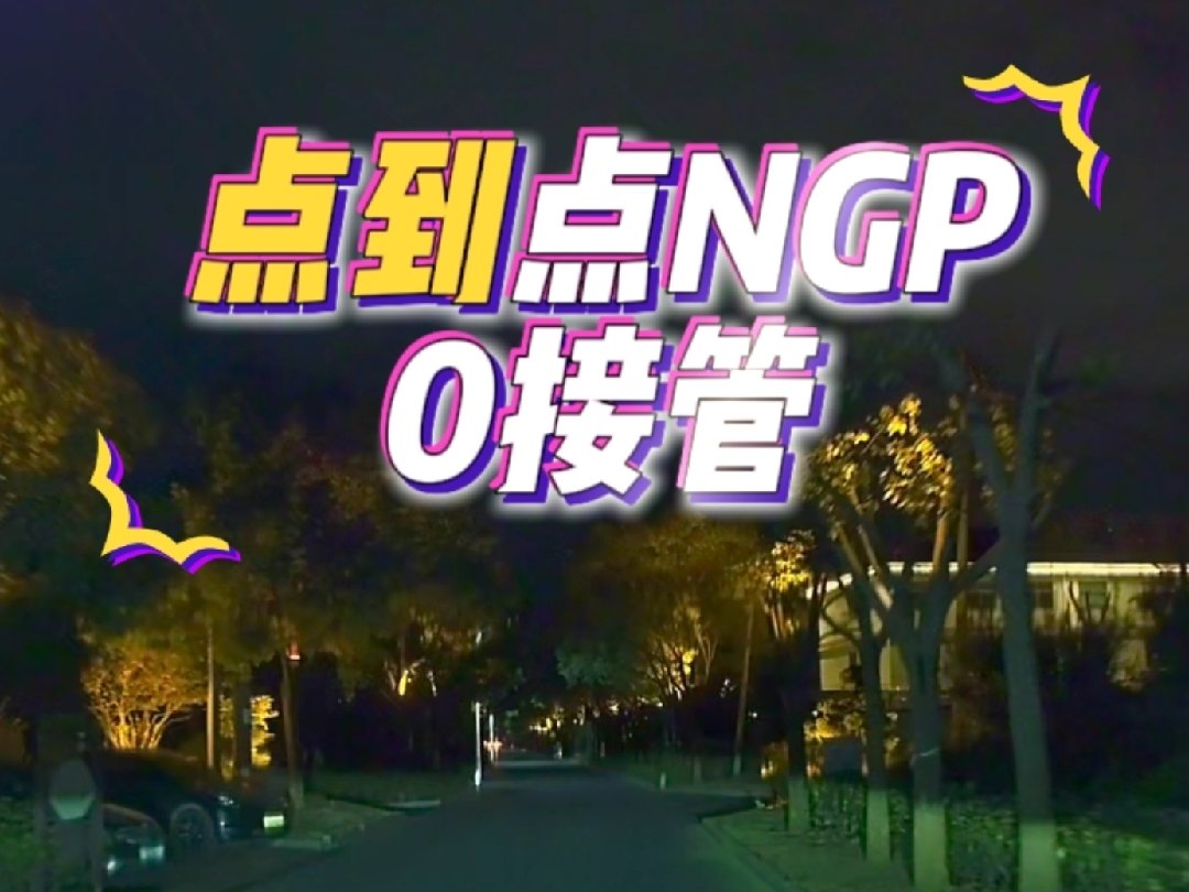 NGP智驾点到点0接管-真的很稳